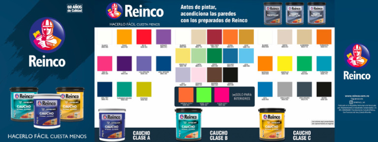 Carta Color Pinturas REINCO | PDF