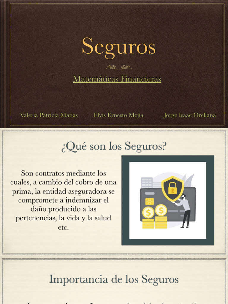 Guía Completa sobre Seguros y Tipos | PDF | Seguro | Póliza de seguros