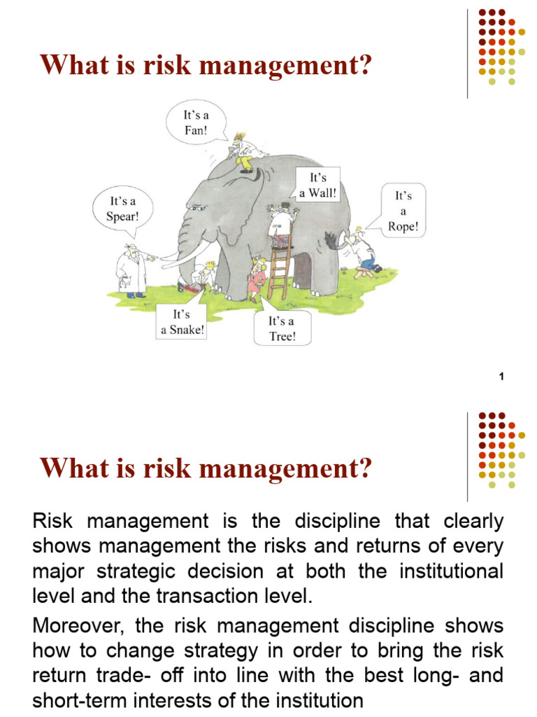 Understanding Risk Management Basics | PDF | Financial Risk ...