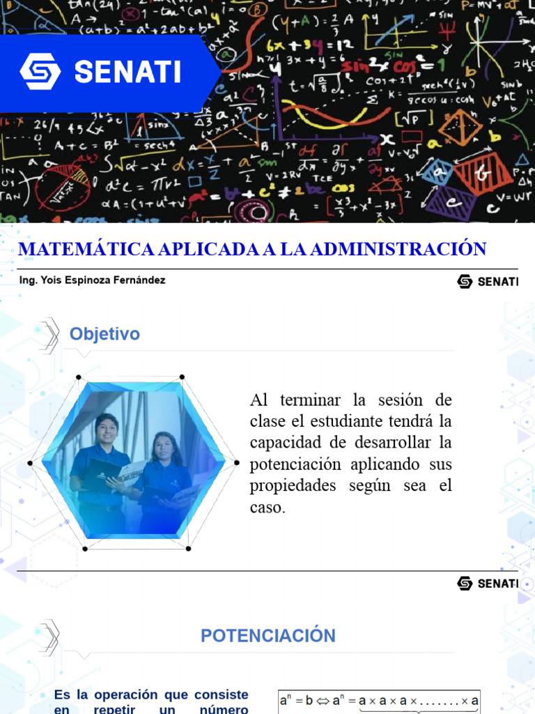 SESIÓN 1 - POTENCIACIÓN | PDF | Exponenciación | Ecuaciones