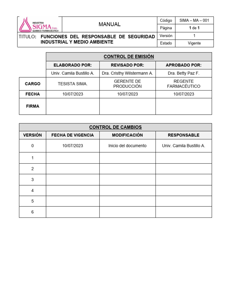 Formato Documentos Cami | PDF