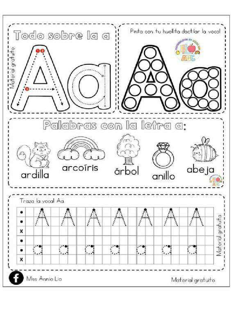 FICHAS LECTO ESCRITURA - Resized | PDF