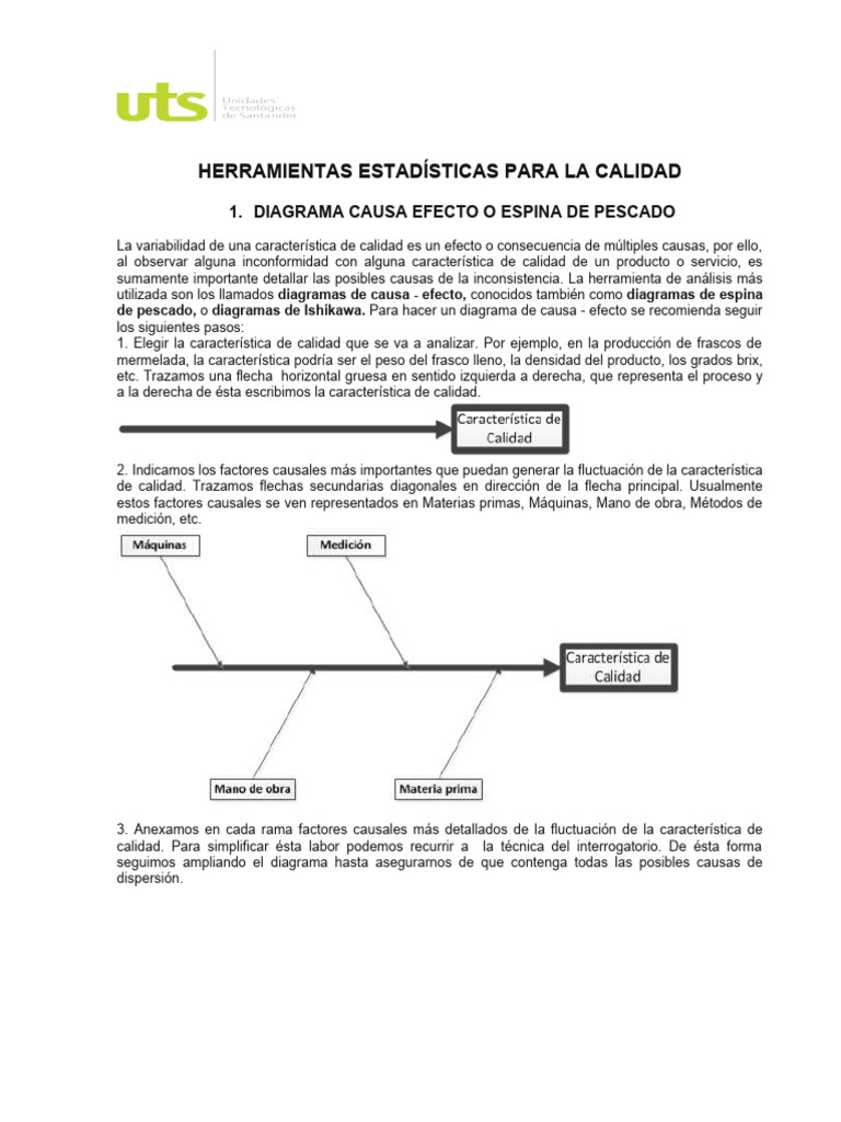 Htas Estadísticas para La Calidad | PDF | Histograma