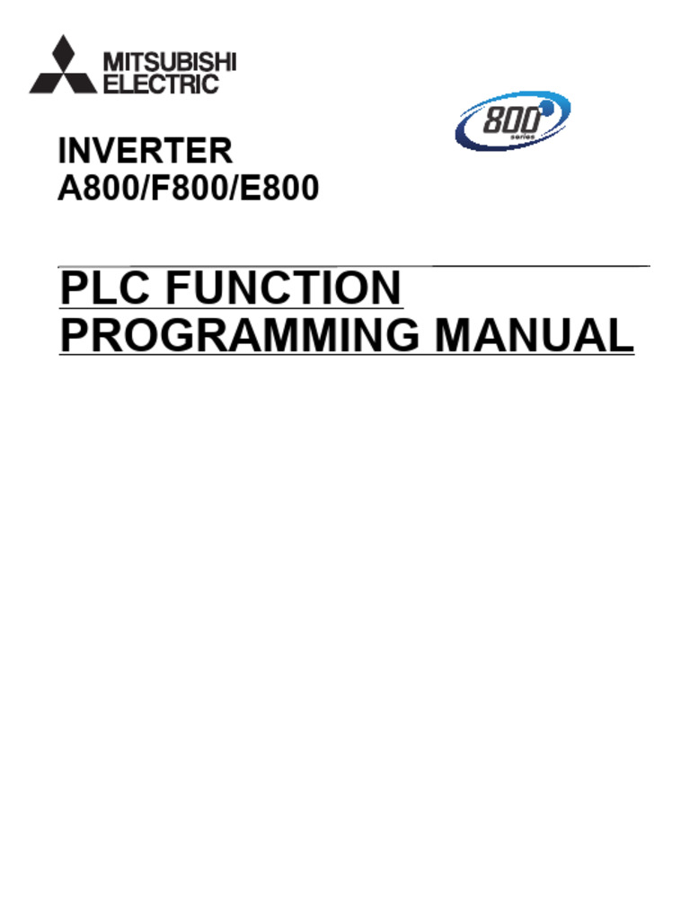 IB (NA) - 0600492ENG A800 Programming Manual | Download Free PDF | Programmable Logic Controller ...
