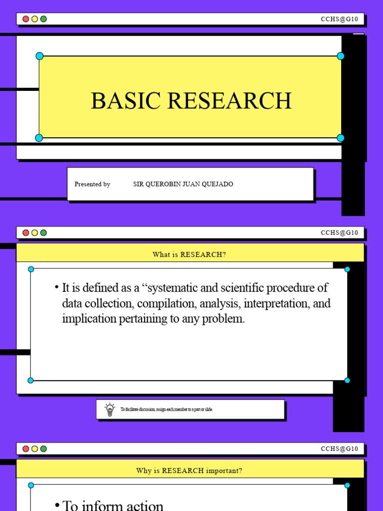 Basic Research - Grade 10 | Download Free PDF | Science | Inquiry