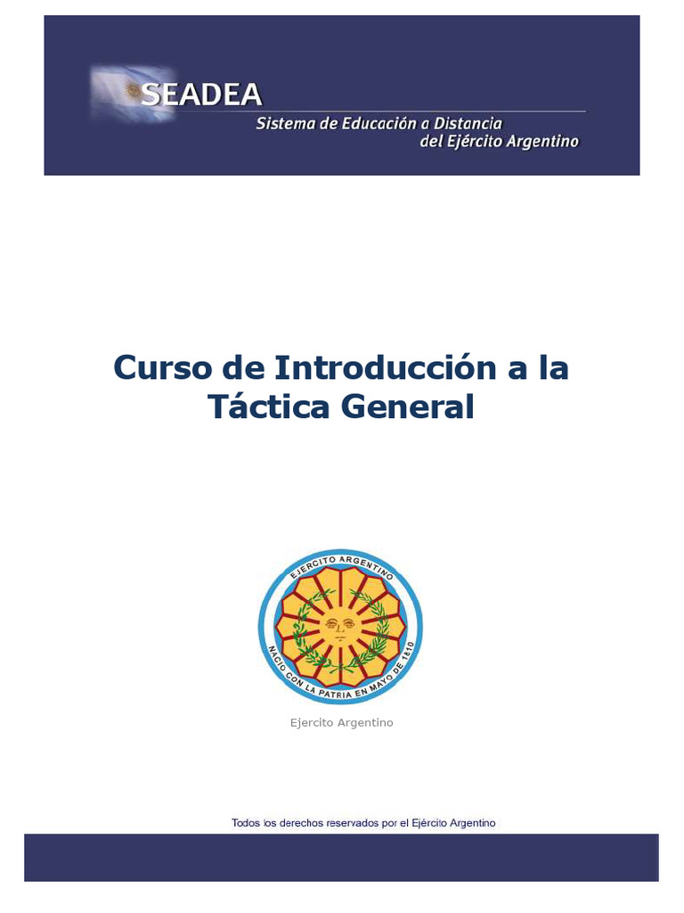 Curso Introducción A La Tactica General | PDF