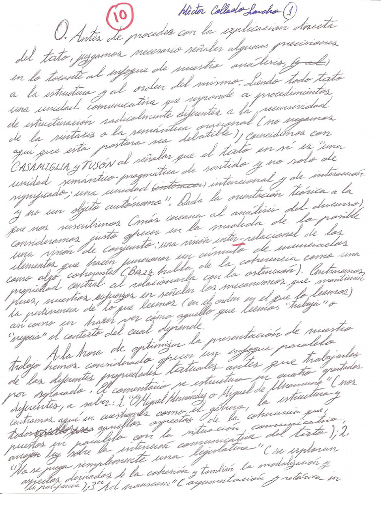 Comentario - Héctor Collado | PDF