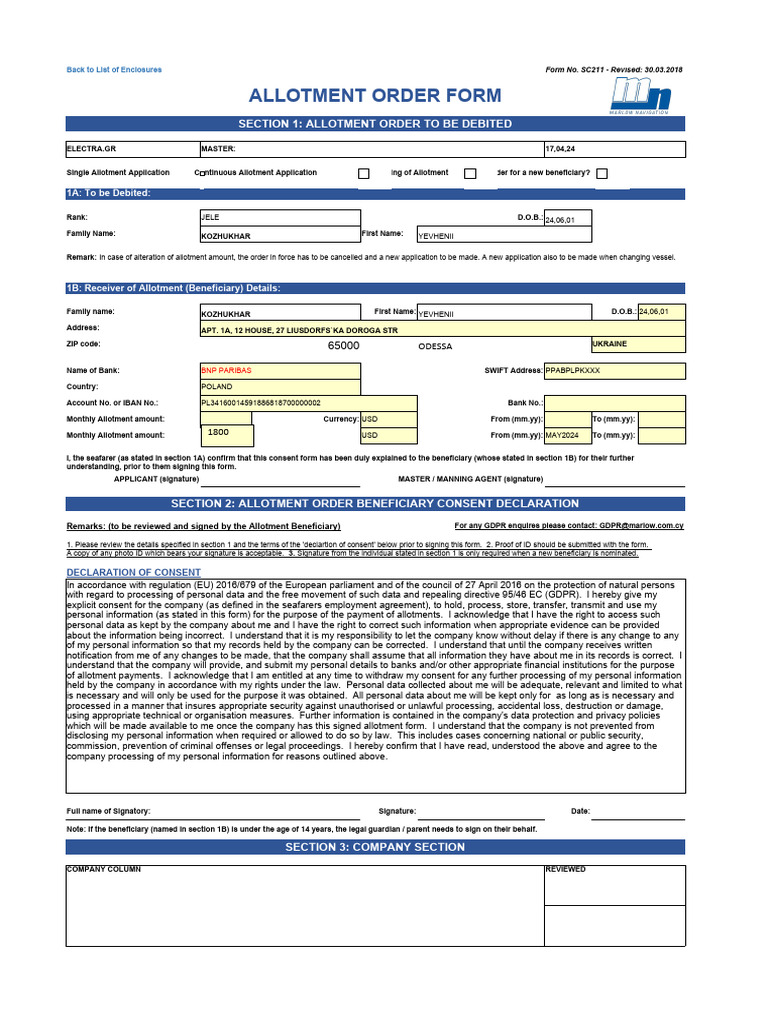 Allotment | PDF | Government | Justice
