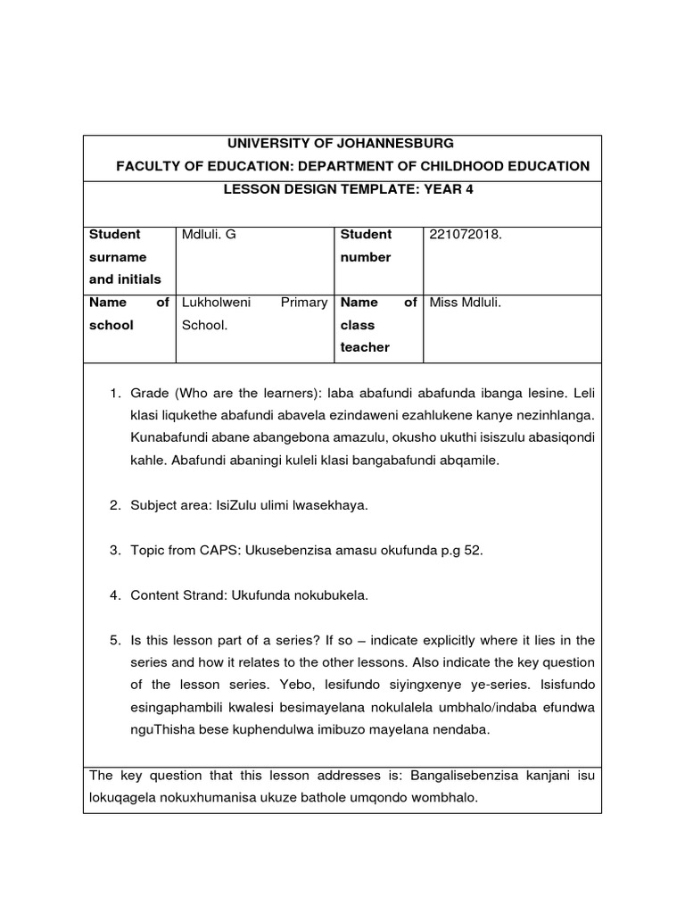 WIL 1 Lesson Plan 4 Edited | PDF | Cognitive Science | Procedural Knowledge