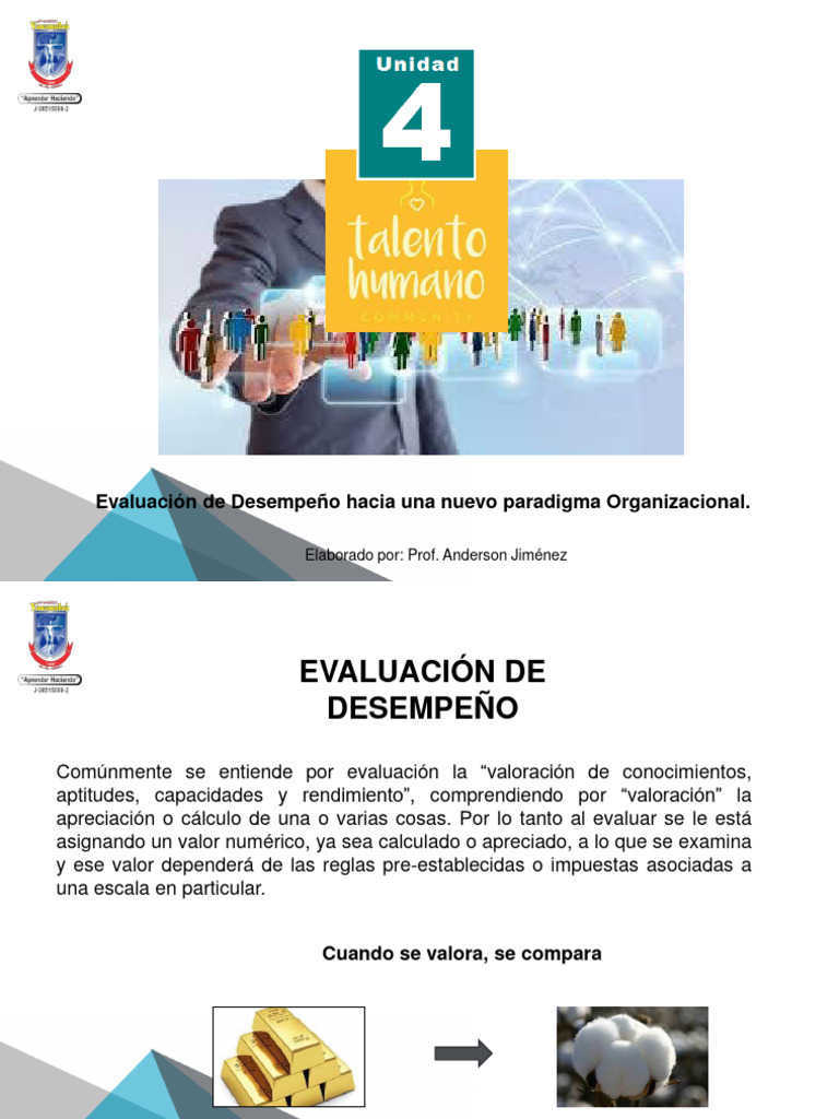 EVALUACION DE DESEMPENO | PDF | Evaluación | Evaluación de desempeño