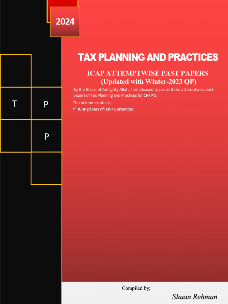 TPP PP 2024 | PDF | Taxes | Expense