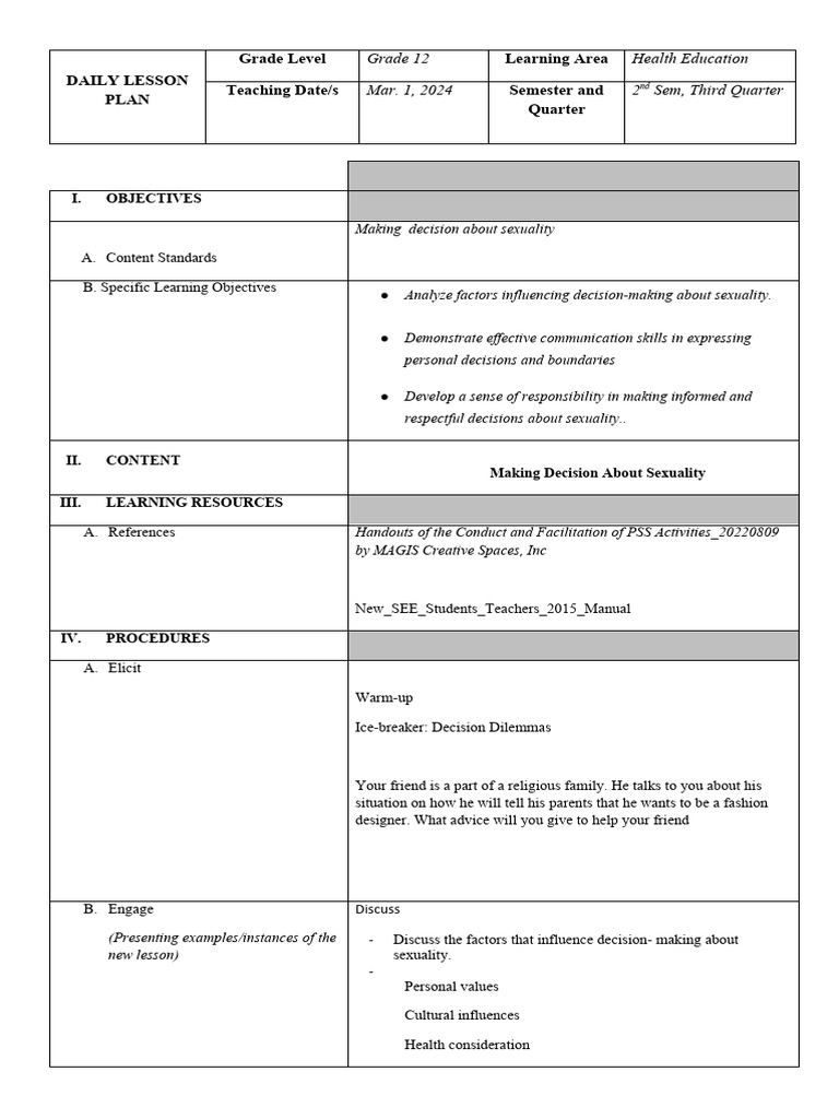 Grade 12 Catch Up Fri Lesson March 1 2024 | PDF | Learning | Teachers