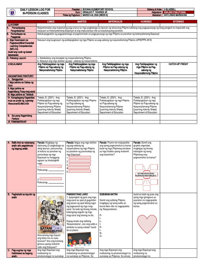 g5 q3w6 DLL AP (Melcs) | PDF