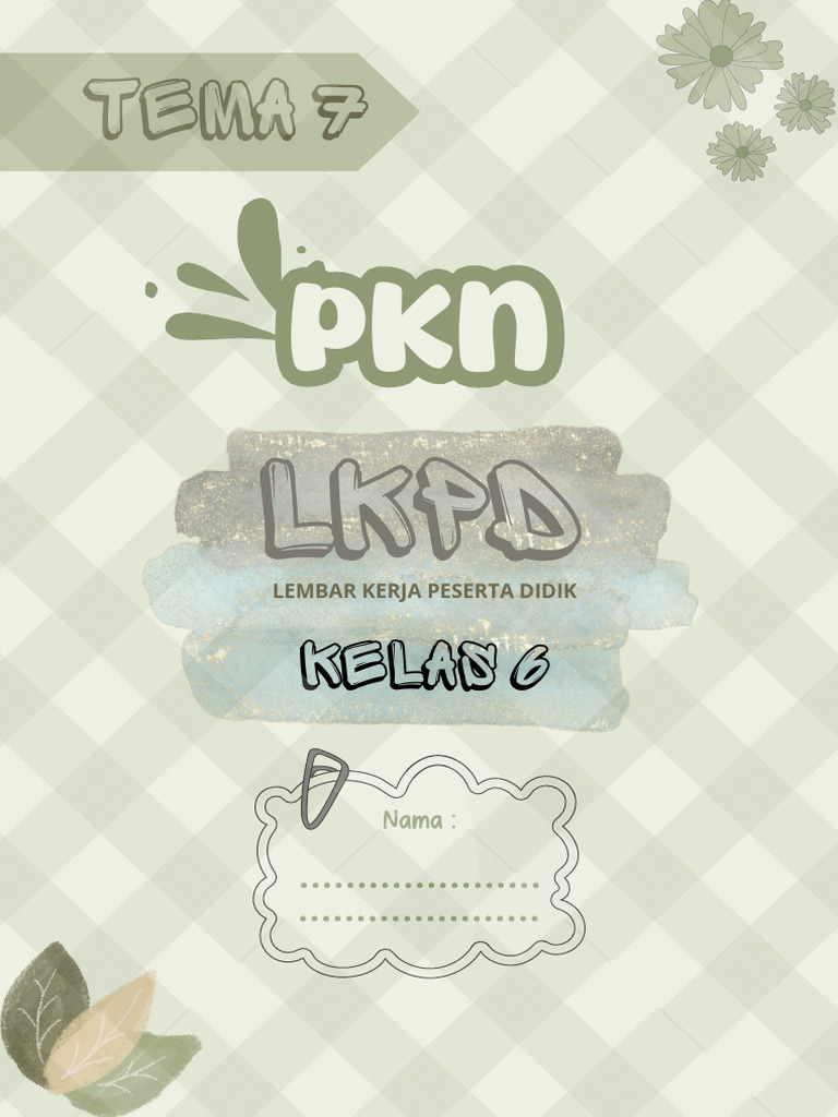 Nilai Pancasila Kelas 6: LKPD dan TTS | PDF