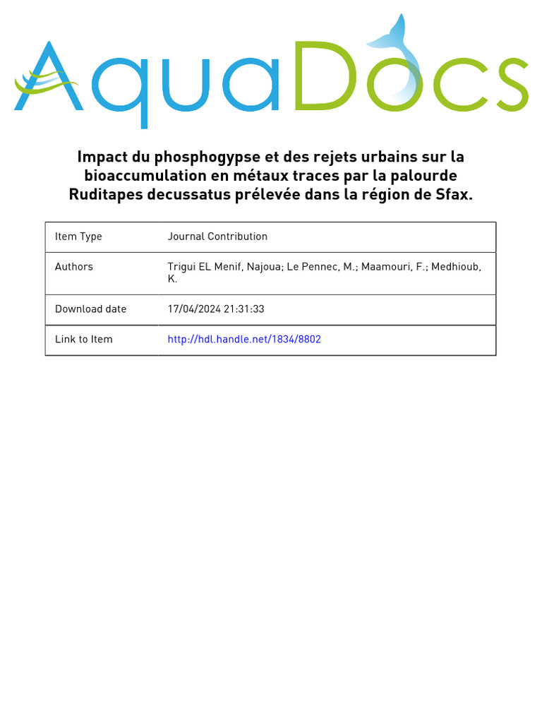 81-1996-Vol 23 (2) - Art5 | PDF | Cadmium | Phosphate