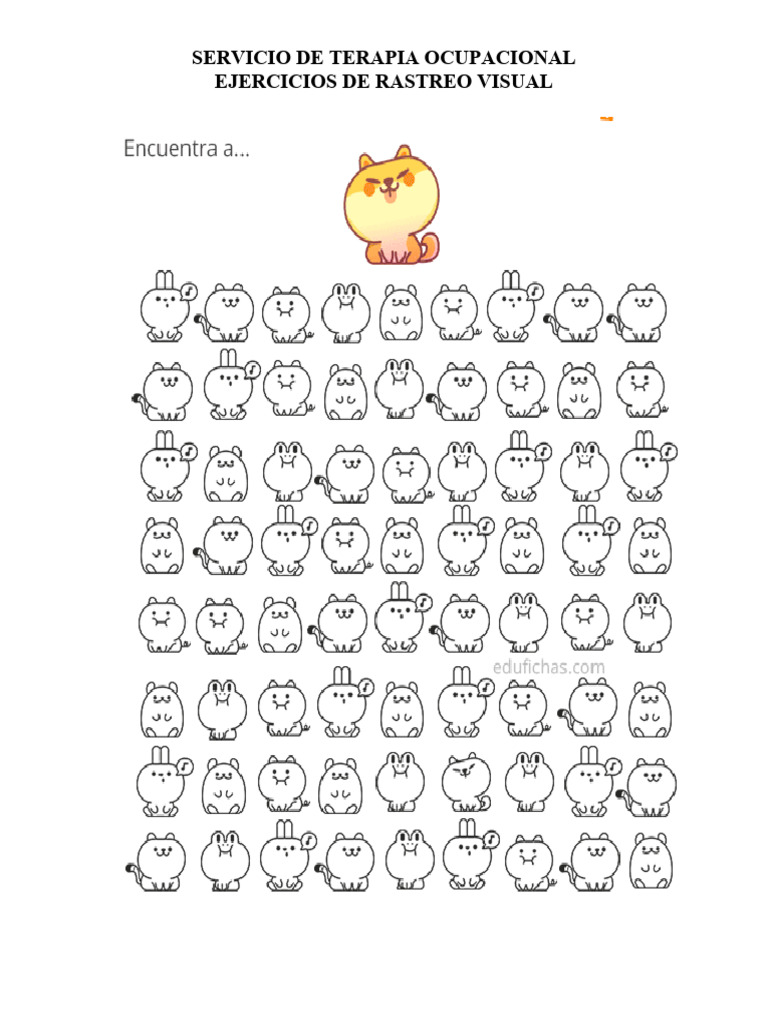 Ejercicios de Rastreo Visual | PDF