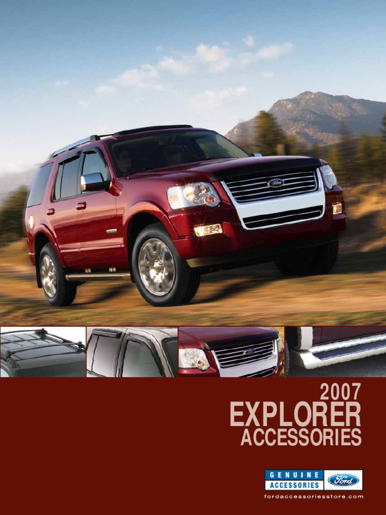 2007 Ford Explorer Accessories | PDF | Security Alarm | Trailer (Vehicle)
