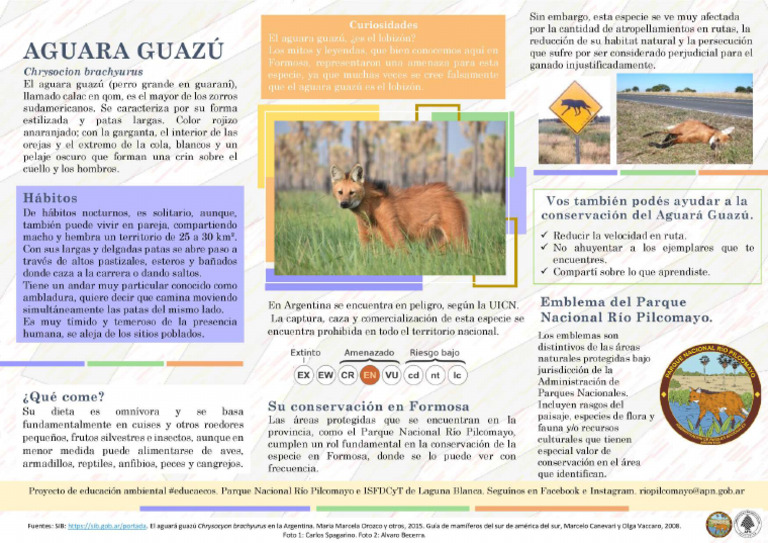 ficha_aguara_guazu_pnrp | PDF