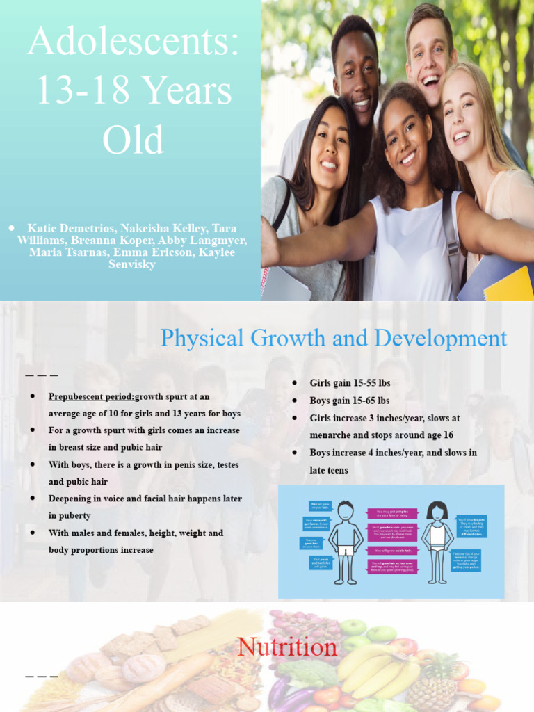 adolescents 13-18 years old | PDF | Adolescence | Behavioural Sciences