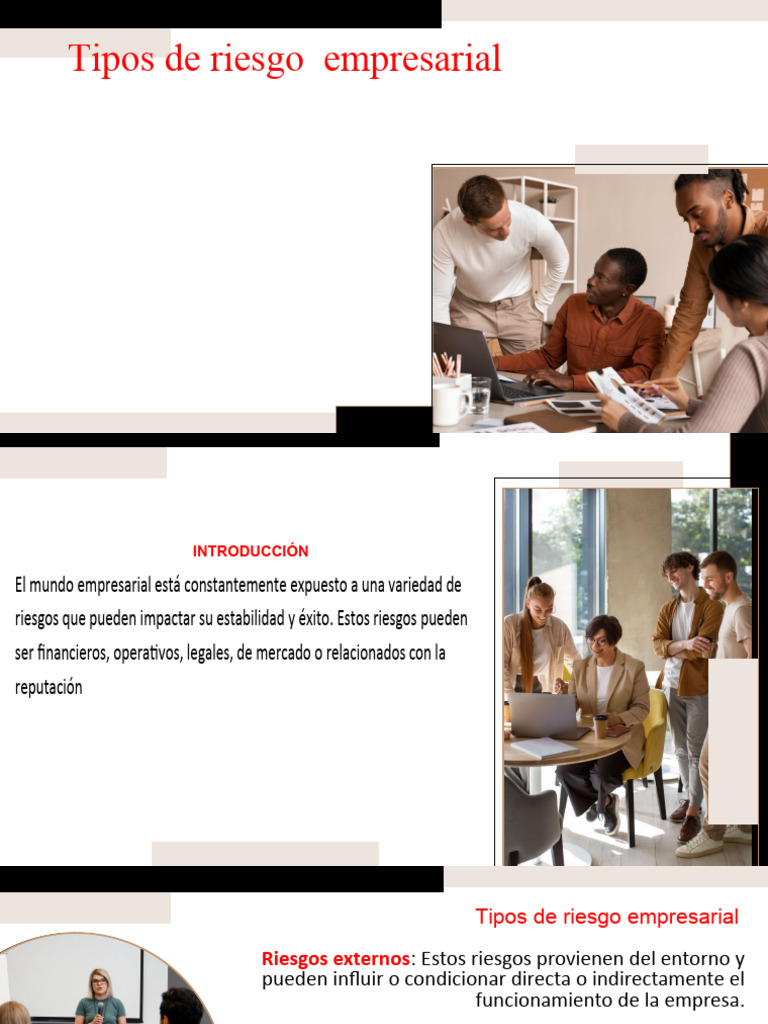 Tipos de Riesgo Empresarial | PDF | Business | Riesgo