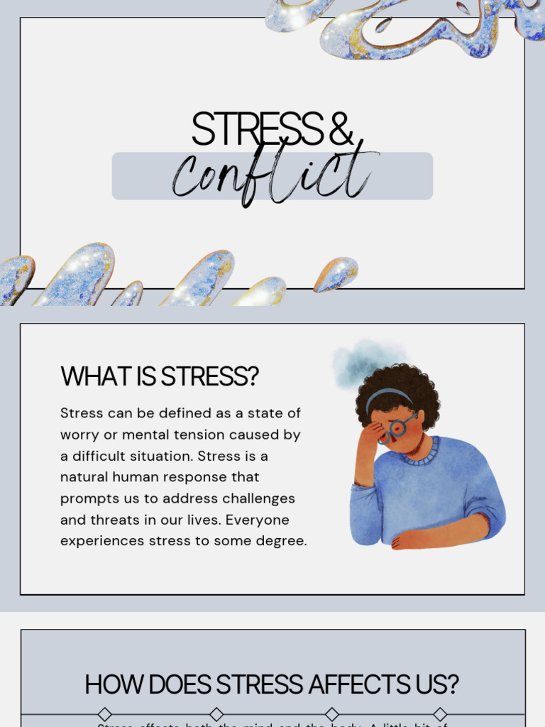 STRESS-CONFLICT | PDF | Stress (Biology) | Anxiety