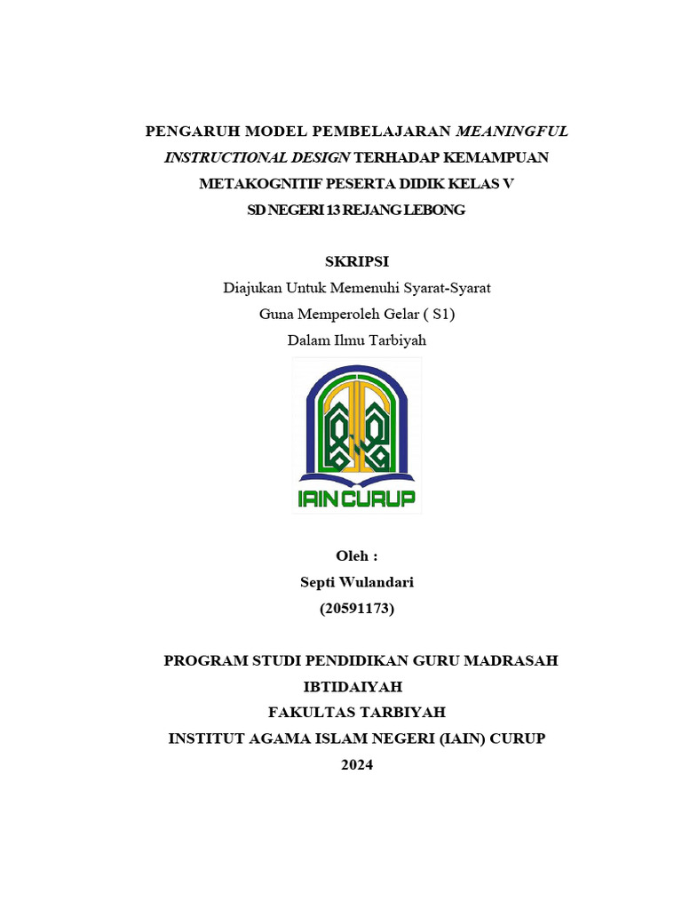 Septi Wulandari Revisi | PDF