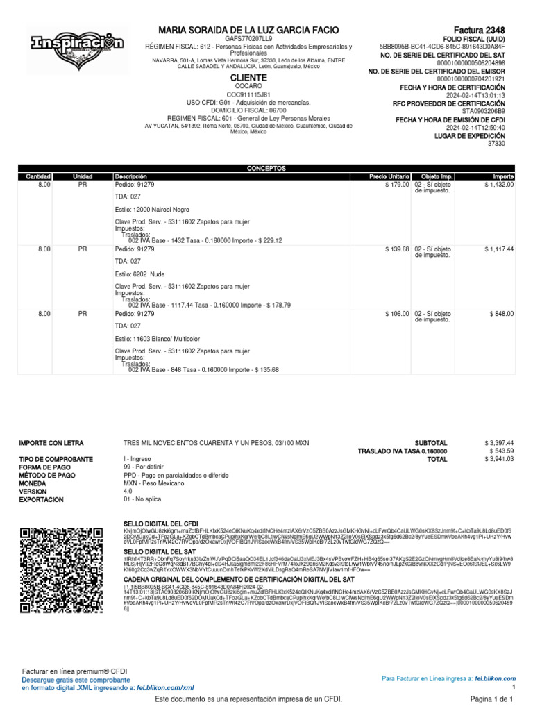 Cocaro 2348 | PDF | Pagos