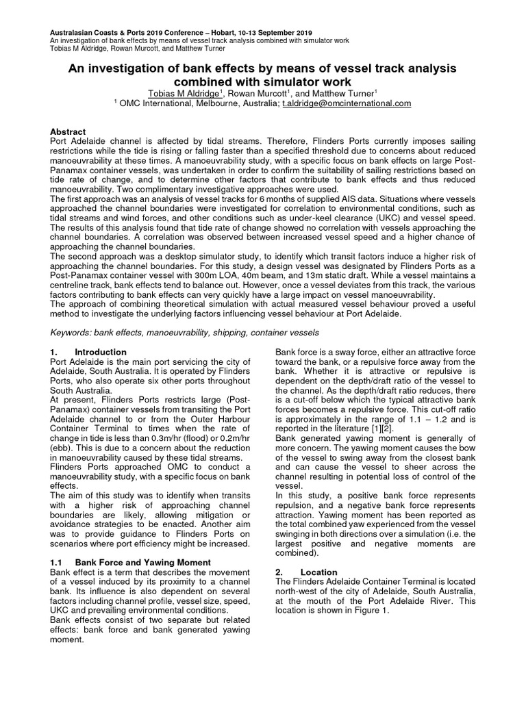 Aldridge T | PDF | Tide | Simulation