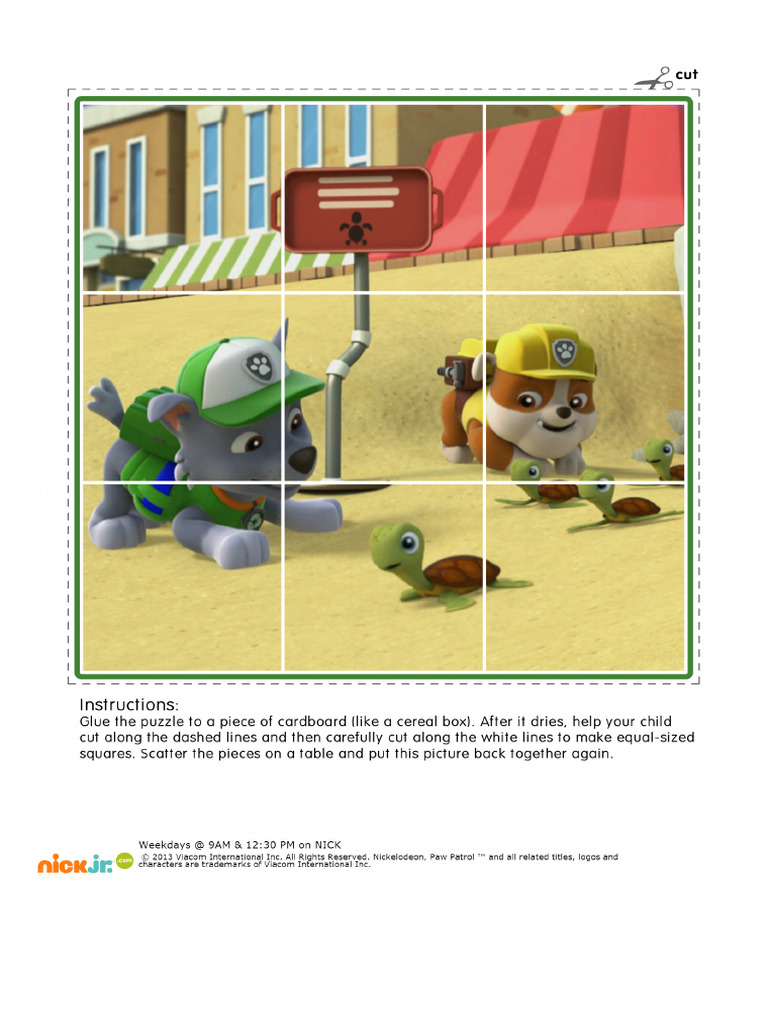 Animals of PAW Patrol Puzzle Pack - Nick Jr. | PDF