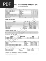 CSEC Exam Timetable 2026 | PDF
