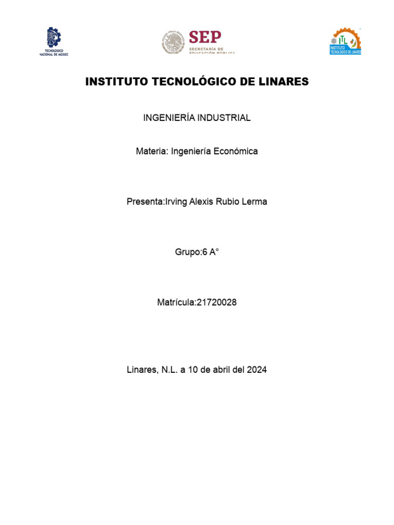 Inv Ing Economica | PDF | Depreciación | Contabilidad