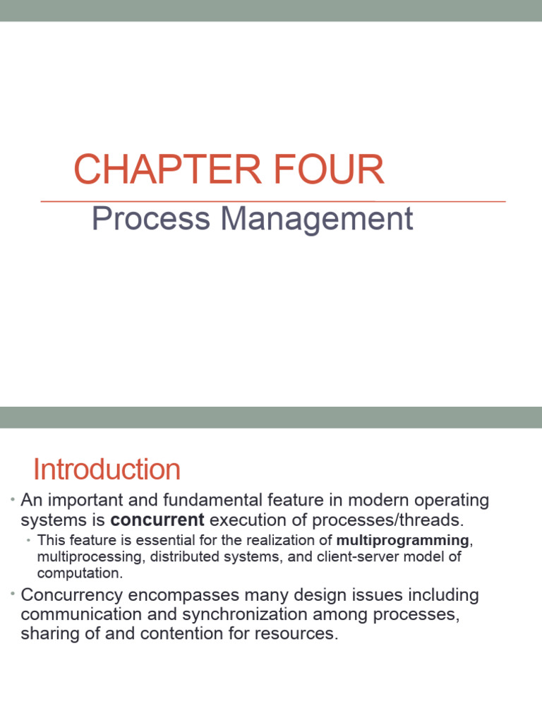 Chapter 4-Process Management | PDF | Process (Computing) | Computer ... Chapter 4-Process Management | PDF | Process (Computing) | Computer ...