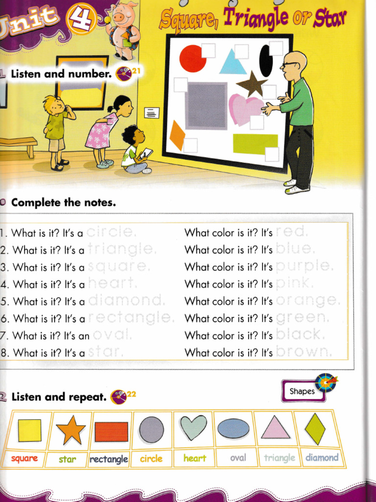 Fun Way 1 Student´s Book Primer grado de 4,5,6 unidad | PDF