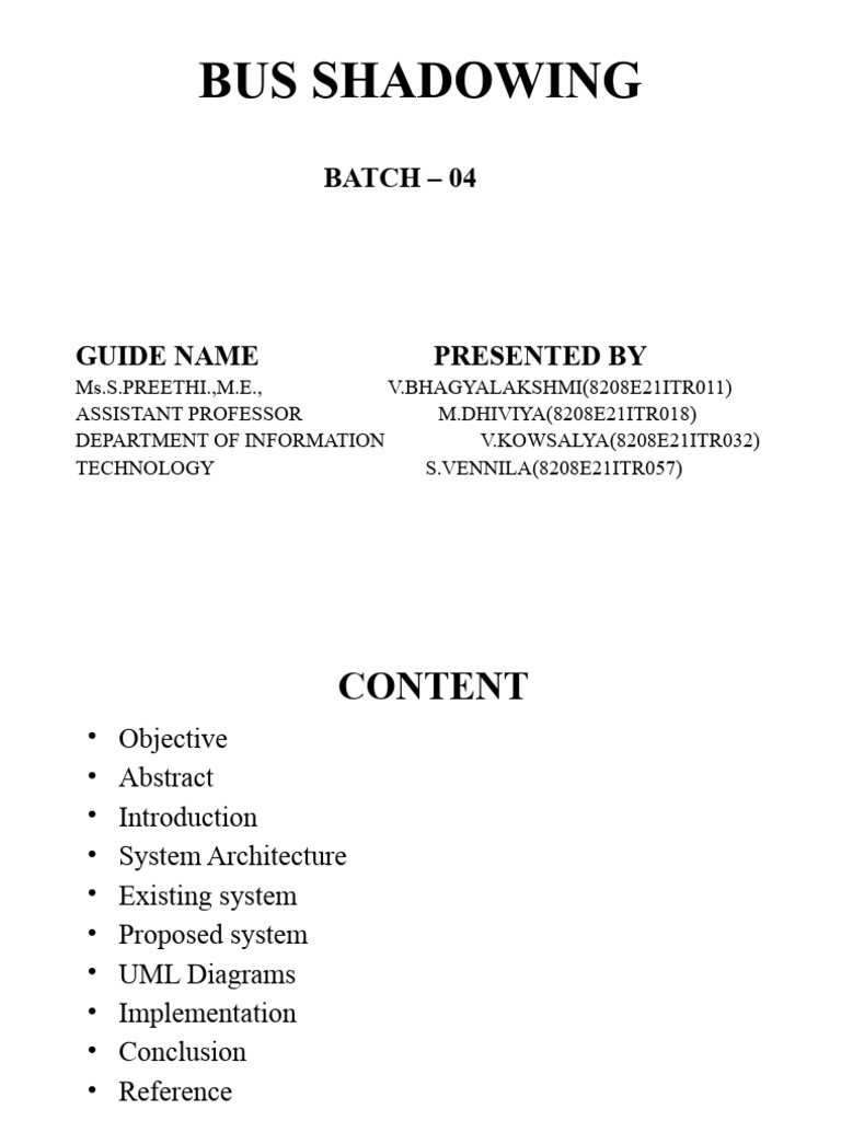 Bus Shadowing-2 | PDF | Bus | Telecommunications