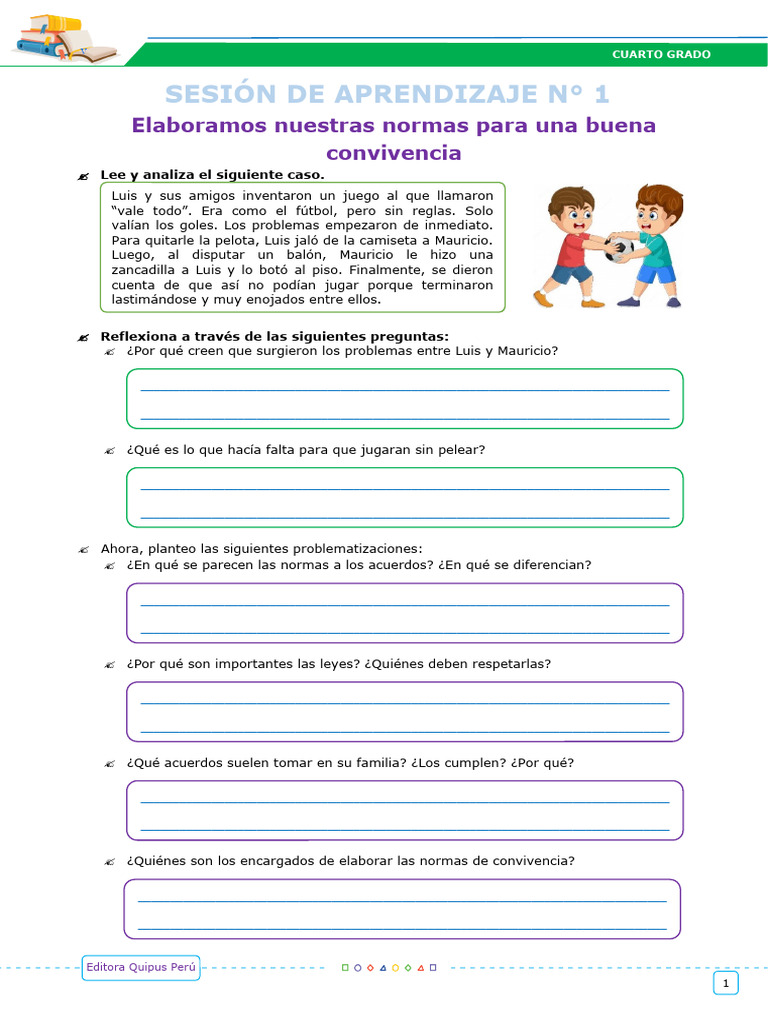 Anexo de Sesiones de Aprendizaje - EDA I Semana 3 - Editora Quipus Perú | PDF | Sentidos | Gusto