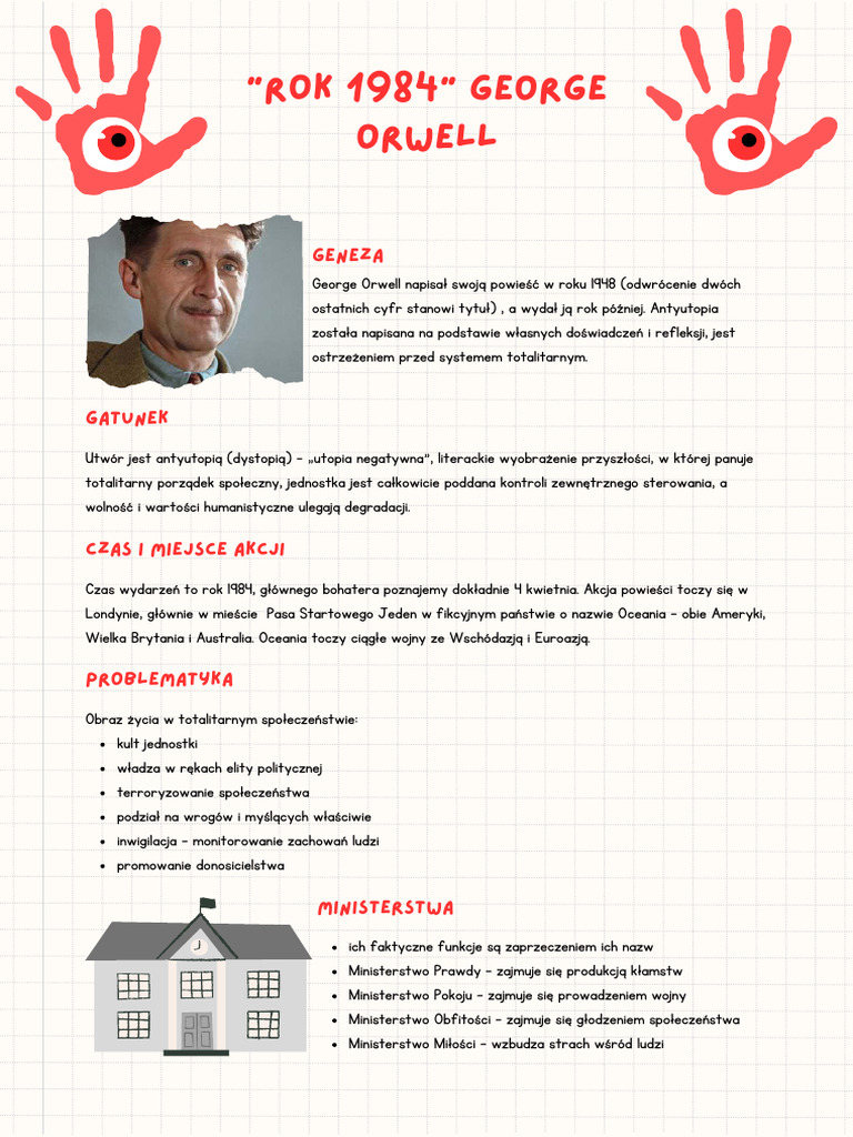 Rok 1984 Opracowanie | PDF