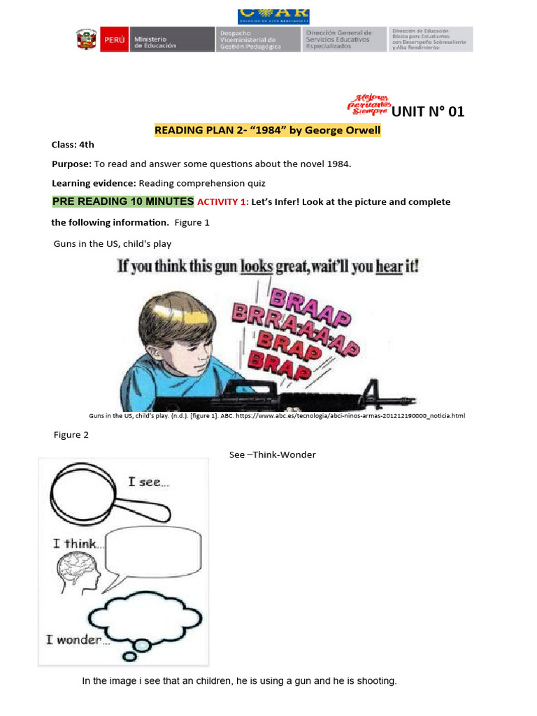 4to Grado - DMPA 02 - PLAN LECTOR - UNIT 01 | PDF