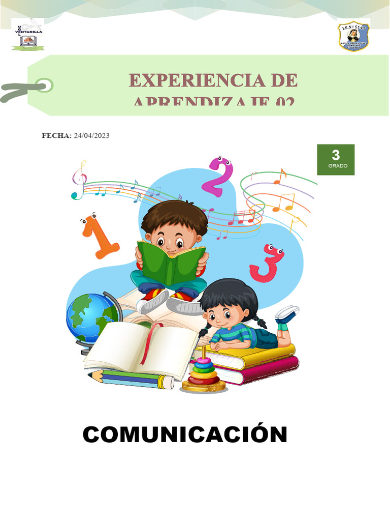 SESION DE APRENDIZAJE COMUNICACION 24 Abril | PDF | Oración (Lingüística) | Evaluación