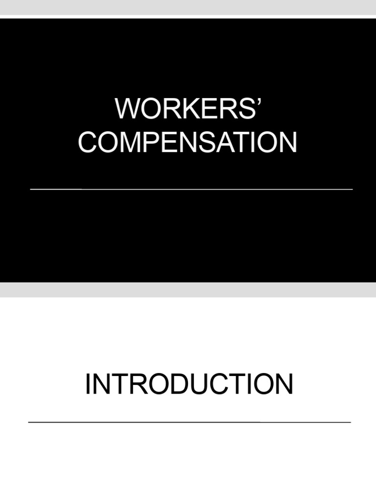 PowerPoint - Chapter 19 - Workers' Compensation - Tagged | Download Free PDF | Workers ...