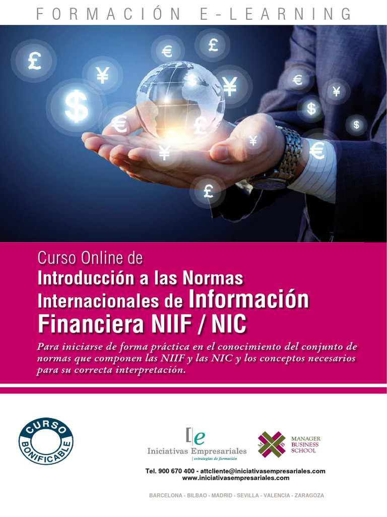 Introduccion Normas Internacionales Informacion Financiera NIIF NIC ...