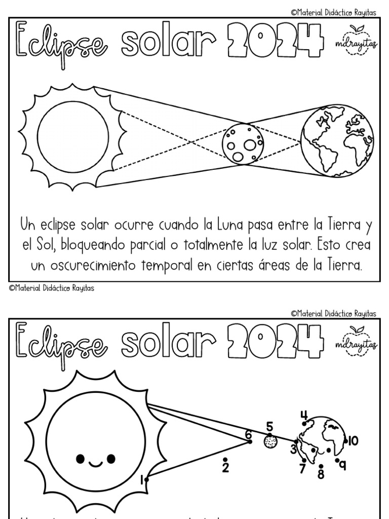 Actividades Eclipse 2024 | PDF | Eclipse | Eclipse solar