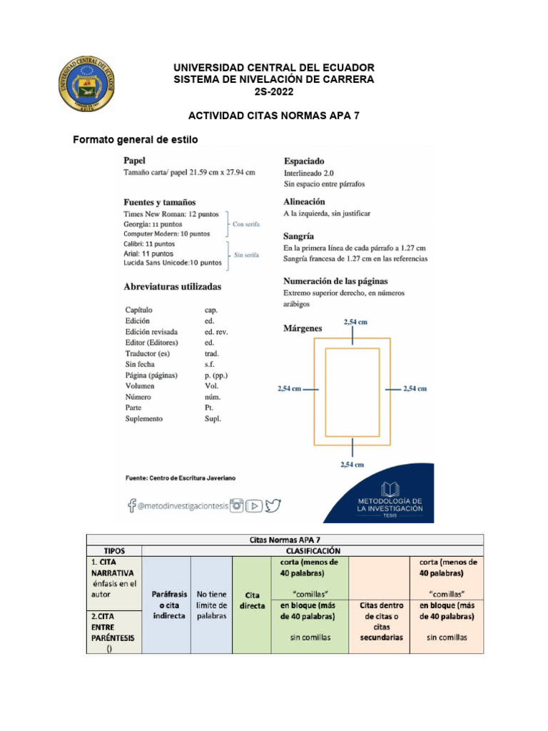 Vaca - Nicole - Actividad 4. Normas APA 7 PSC02 | PDF | Comunicación ...