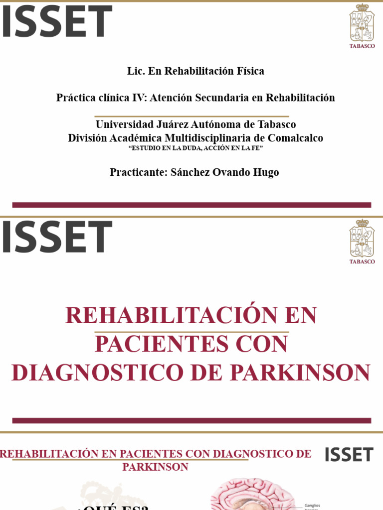 Parkinson Clase 4 Sánchez Ovando Hugo | PDF | Enfermedad de Parkinson ...