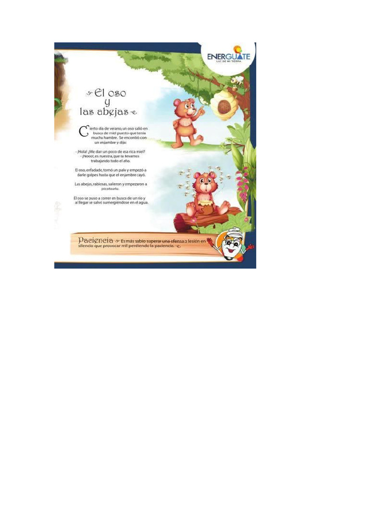 El Oso y Las Abejas | PDF