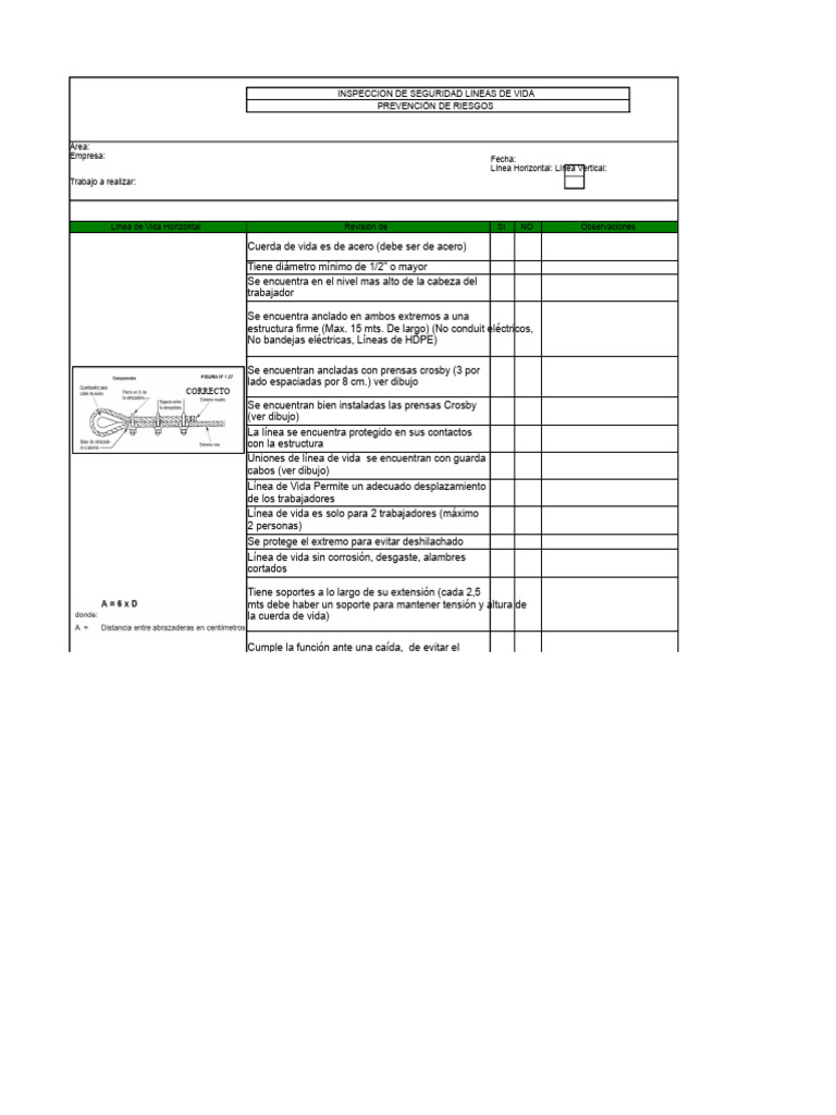 Toaz.info Check List Linea de Vida Pr 82a10a7cc90f739f60583ed3ad7f28a4 ...