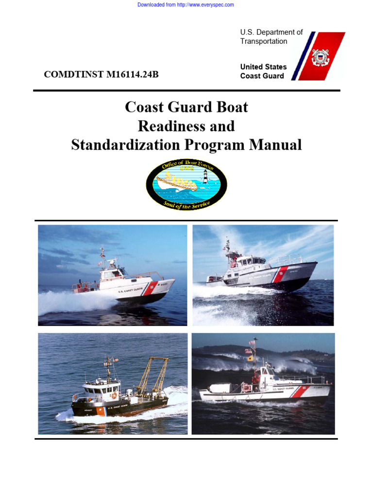 COMDTINST M16114x24B | PDF | United States Coast Guard | Standardization
