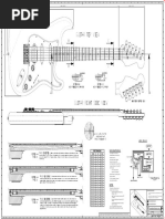 Fender Telecaster Printable Headstock Template PDF | PDF