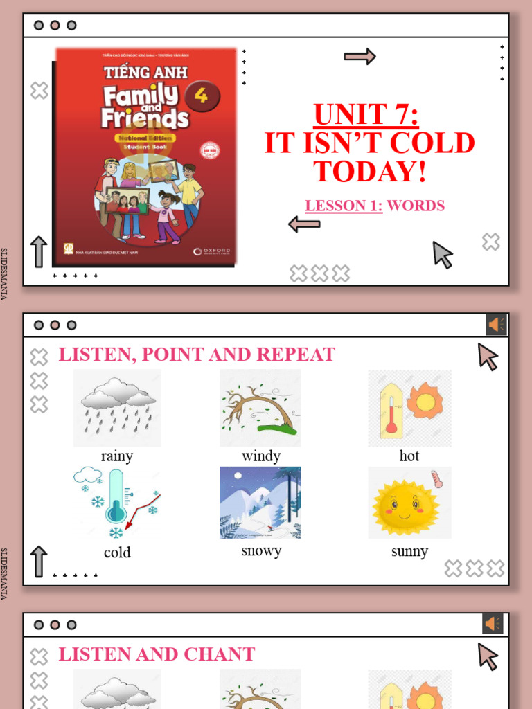 Family and Friends 4 Unit 7 Lesson 1,2 | PDF