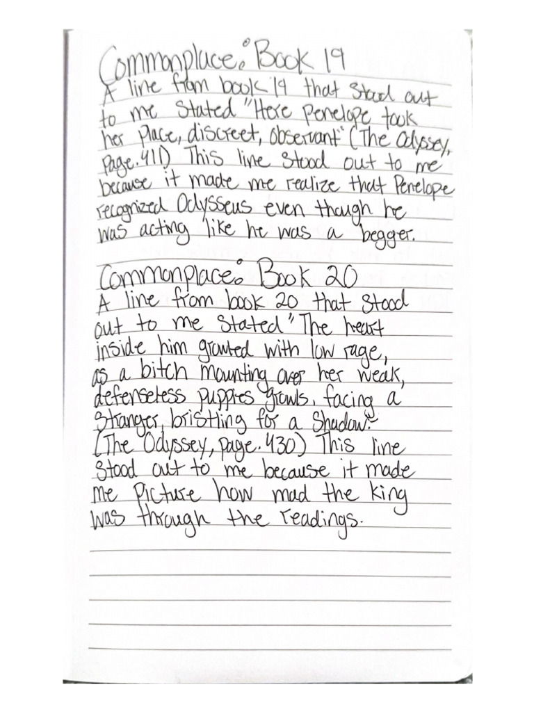 The Odyssey Bks 19-21 | PDF