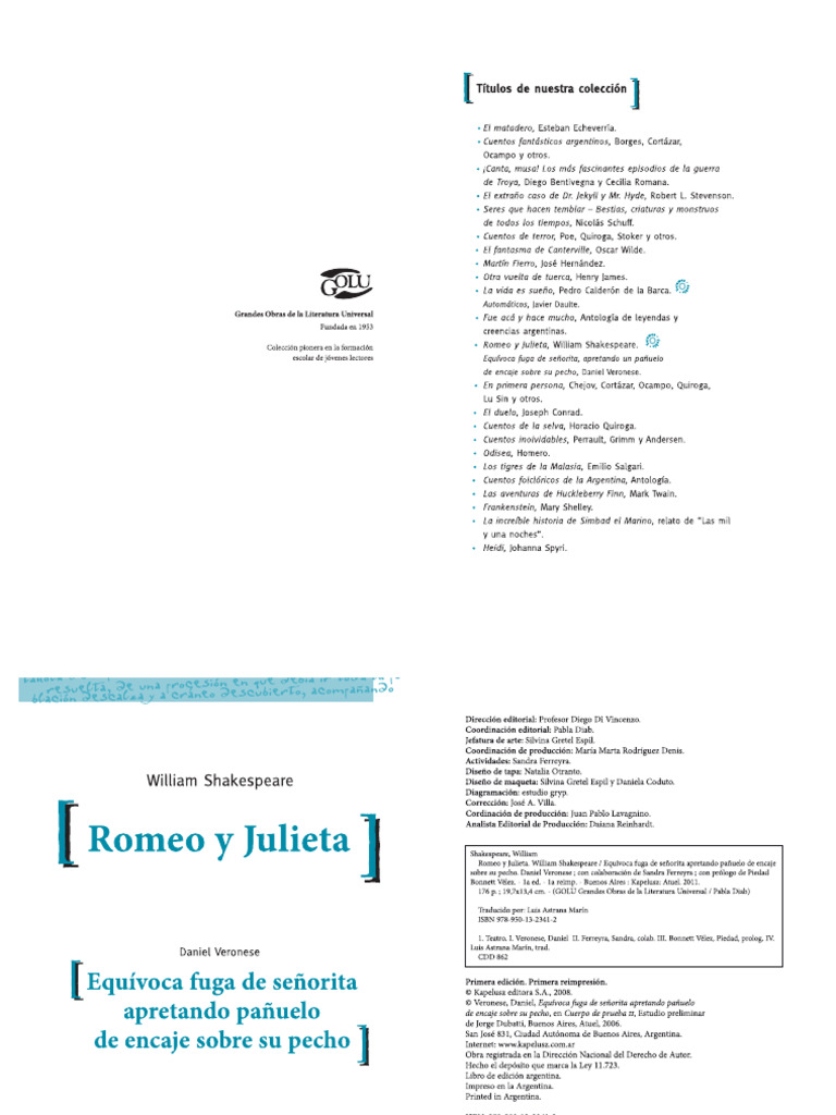 romeo y julieta | PDF